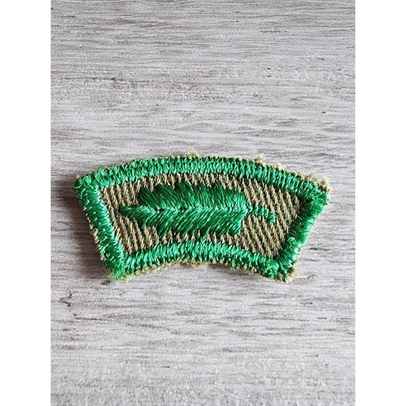 Other | Vintage Boy Scouts Bsa Segment Patch Leaf Green Khaki ...